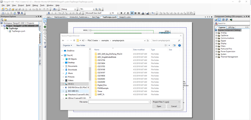 Solved Serial Memory Interface For Psoc 5lp Infineon Developer Community 