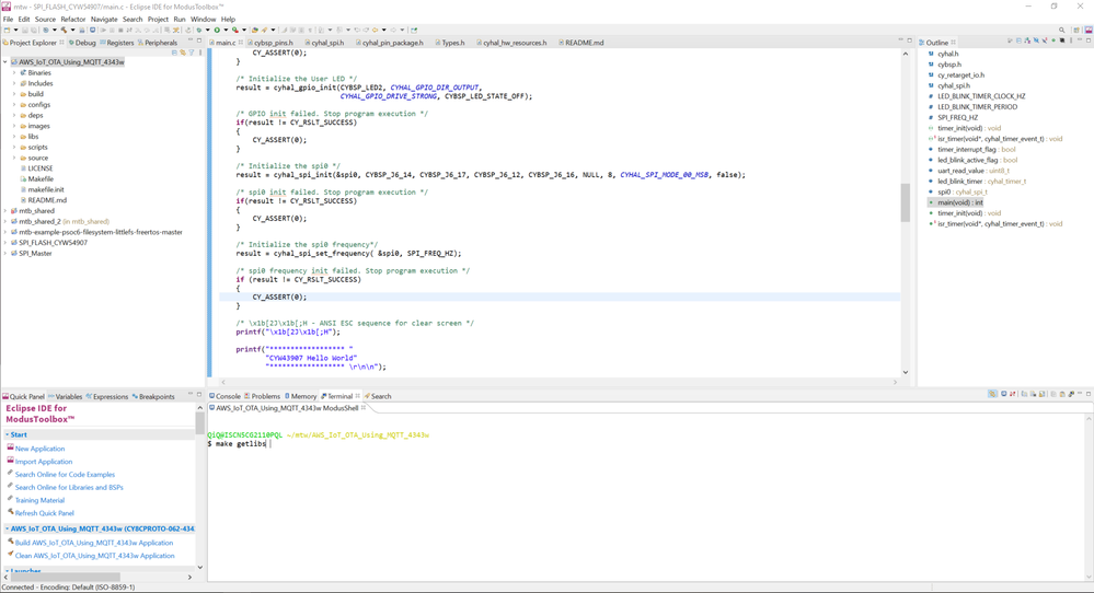 Solved Modustoolbox How To Use Make Getlibs And Mak Infineon