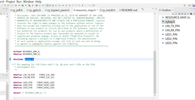 Solved: Peripheral and GPIO settings for Modus Toolbox - Infineon Developer Community