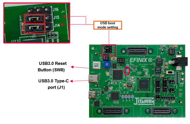 FX3 UVC firmware example for streaming a colorbar pattern using Efinix ...