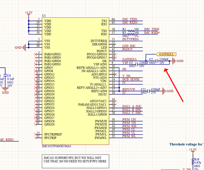 Solved: It has problem about gate kill. (IMC102T-F064) - Infineon Developer Community