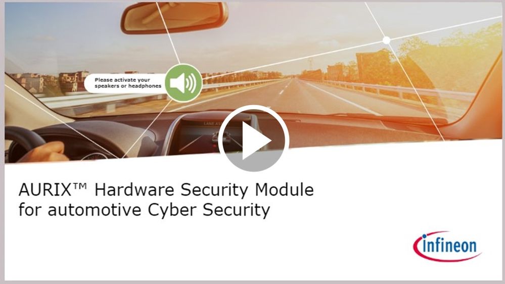 Aurix™s Hardware Security Module For Automotive Cyber Security