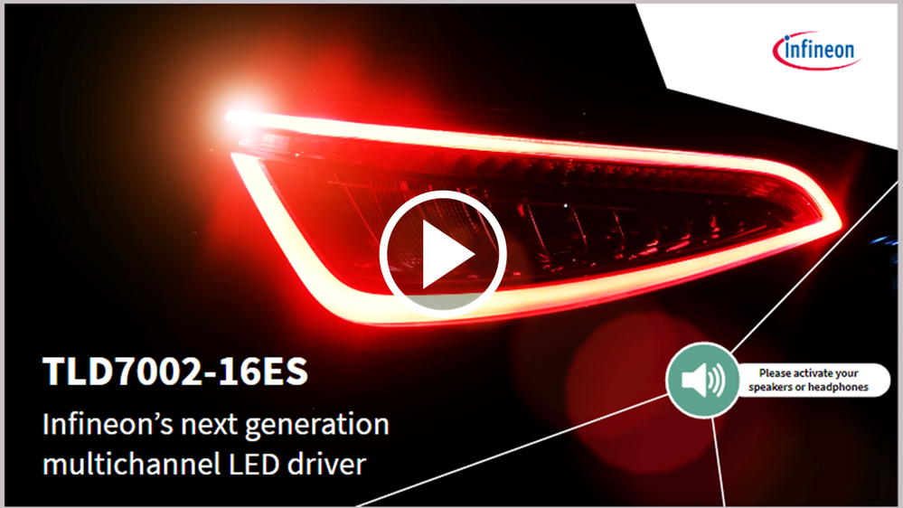 TLD7002-16ES: Infineon’s next generation multichannel LED driver