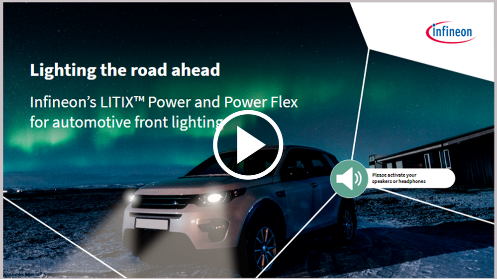 Infineon’s LITIX™ power and power flex for automotive front lighting