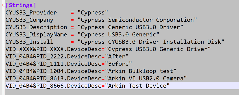 Solved: CY7C68013A no device in control-center after progr ...