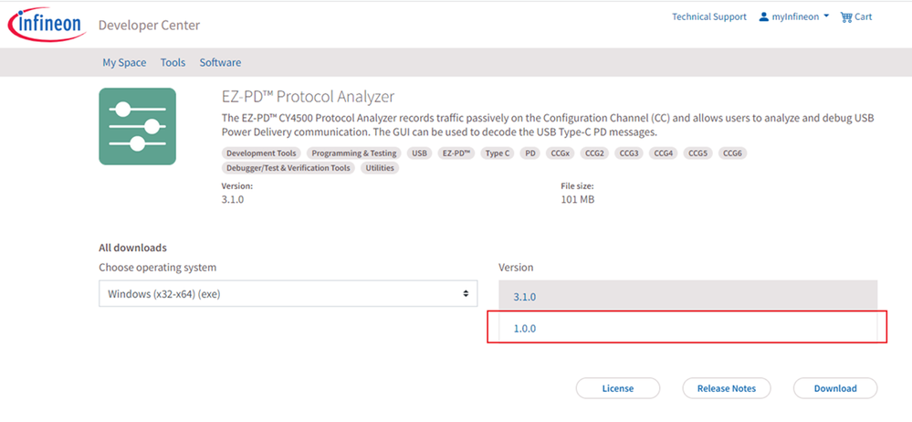 CY4500 Driver Windows10 - Infineon Developer Community