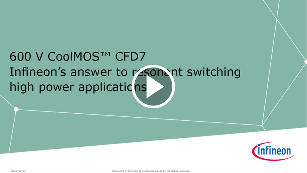 600V CoolMOS™ CFD7 Superjunction MOSFET