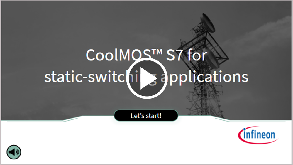 Infineon’s 600V CoolMOS™ S7 for “static” switching applications