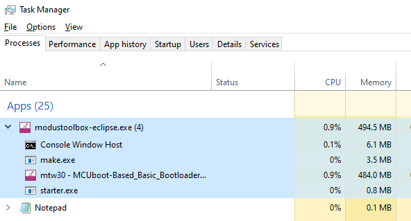 Solved Modustoolbox Hangs On Startup And Slow Build Start Infineon