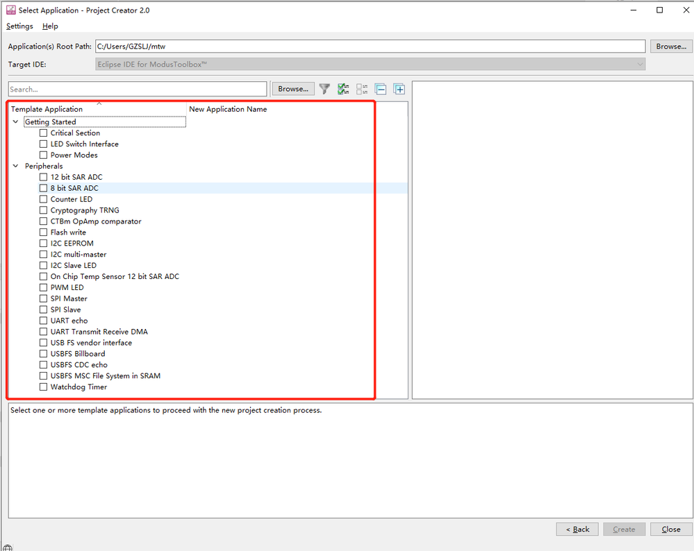 Solved: CYPM1311 Project Creator 2.0 - Infineon Developer Community