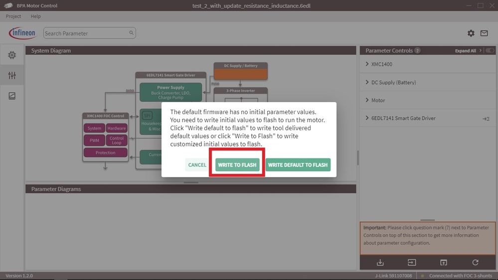 Flashing issues in BPA software while using IMD_70... - Infineon ...