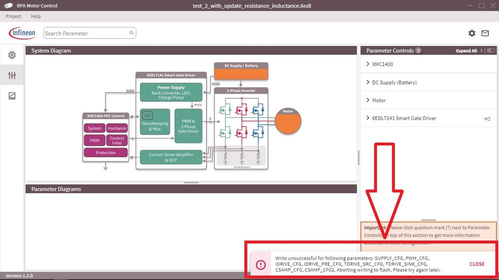Flashing issues in BPA software while using IMD_70... - Infineon ...