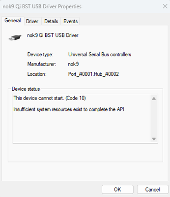 Solved: Debugging using Windows 11 => Insufficient system ... - Infineon Developer Community