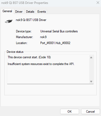 Solved: Debugging using Windows 11 => Insufficient system ... - Infineon Developer Community