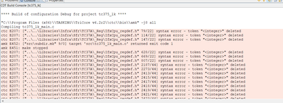 Solved: what does this error mean? - syntax error - token ...