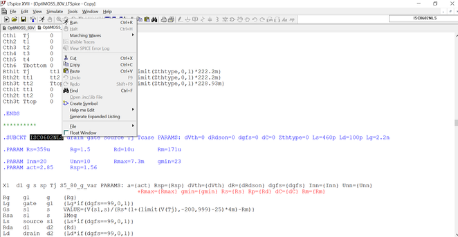 Solved: LT spice simulation of ISC0602NLS - Infineon Developer Community