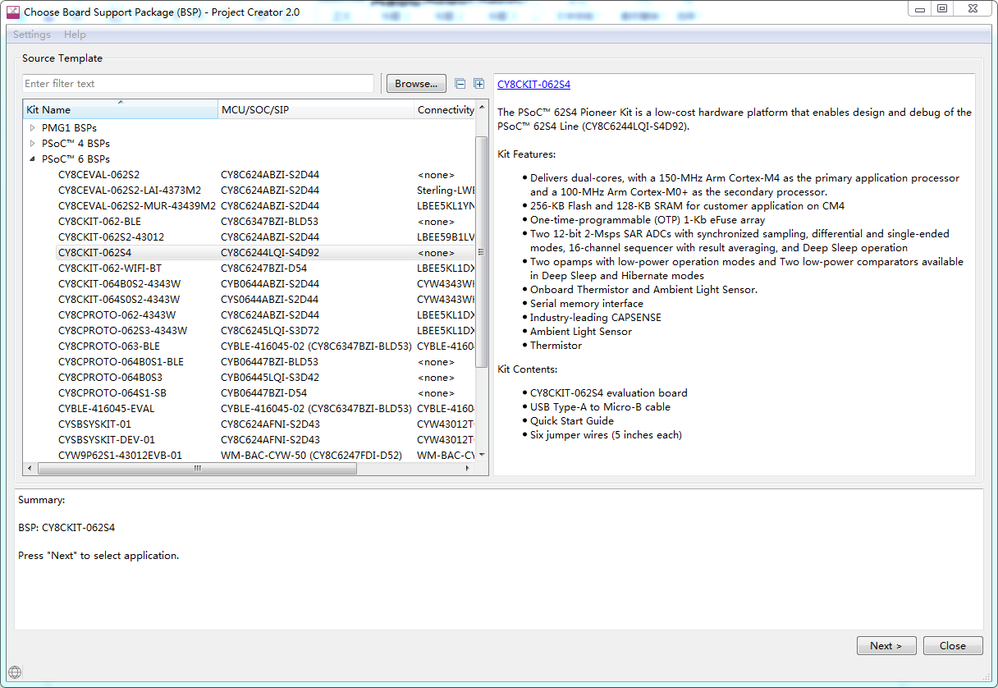 Infineon Psoc 62s4 Pioneer Kit Evaluation Prep Infineon Developer Community 