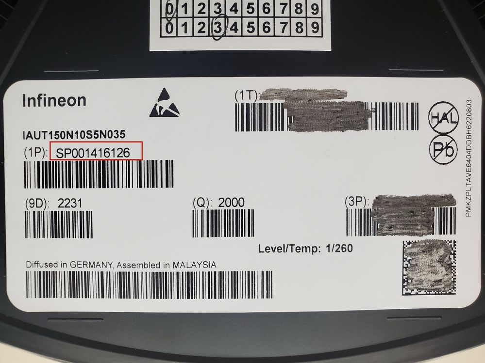 Label issues verfication - Infineon Developer Community