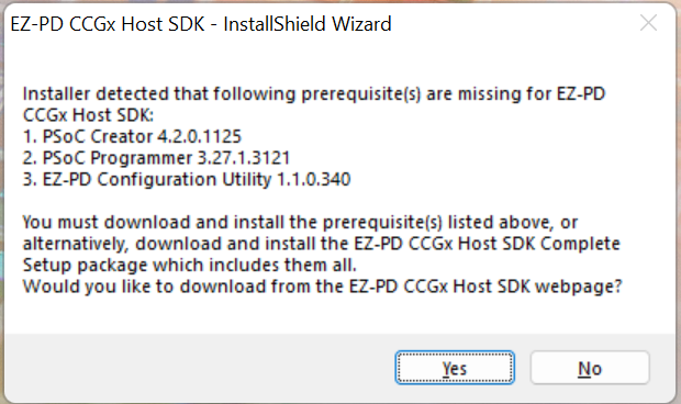 How to install EZ-PD™ Host SDK, Version 3.4.0 - Infineon Developer ...