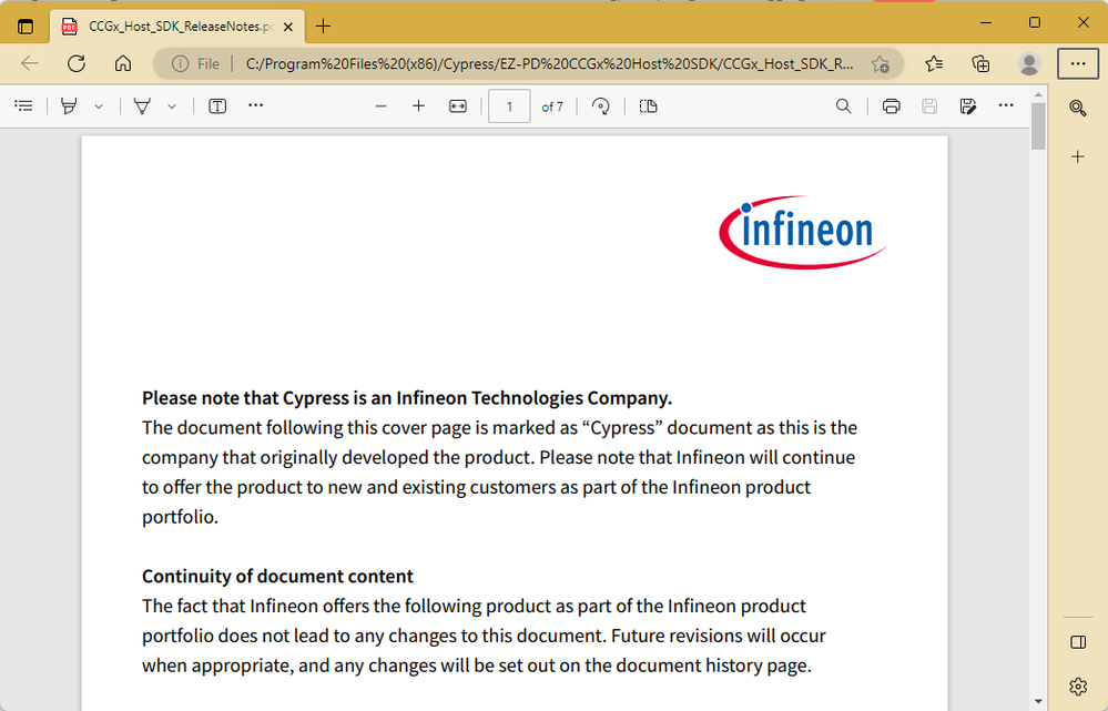 How to install EZ-PD™ Host SDK, Version 3.4.0 - Infineon Developer ...