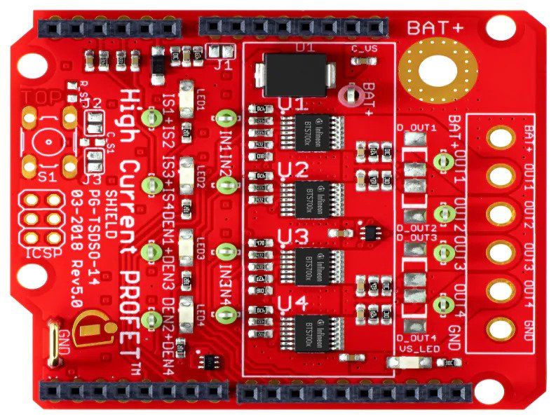 High current high side switch shield BTS7002-1EPP - Infineon Developer ...