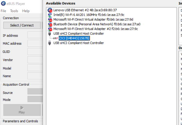 EZ-USB™ CX3 - USB 3.2 Gen 1 device controller for USB3 Vision camera