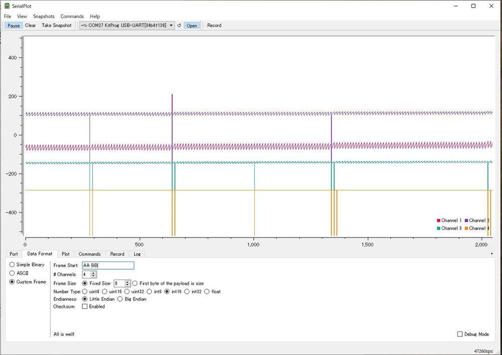 SerialPlot：UART 接口至实时数据图表（v.1.2） - Infineon Developer Community