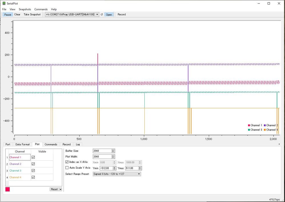 SerialPlot：UART 接口至实时数据图表（v.1.2） - Infineon Developer Community