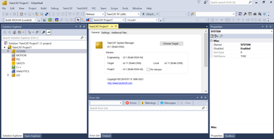 Solved: TwinCAT SYSTEM MANAGER - Infineon Developer Community