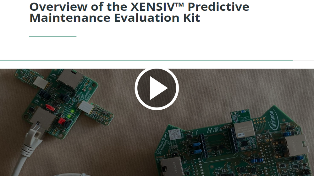Getting started with XENSIV™ Predictive Maintenance Evaluation Kit