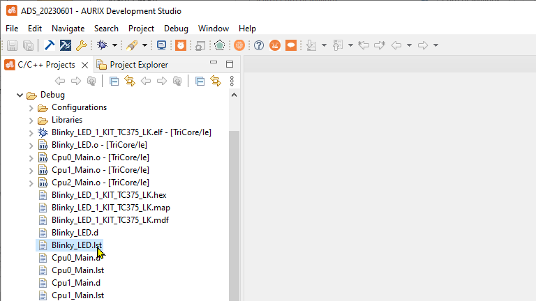 How To Create Lst Files With Taksing Compiler Infineon Developer