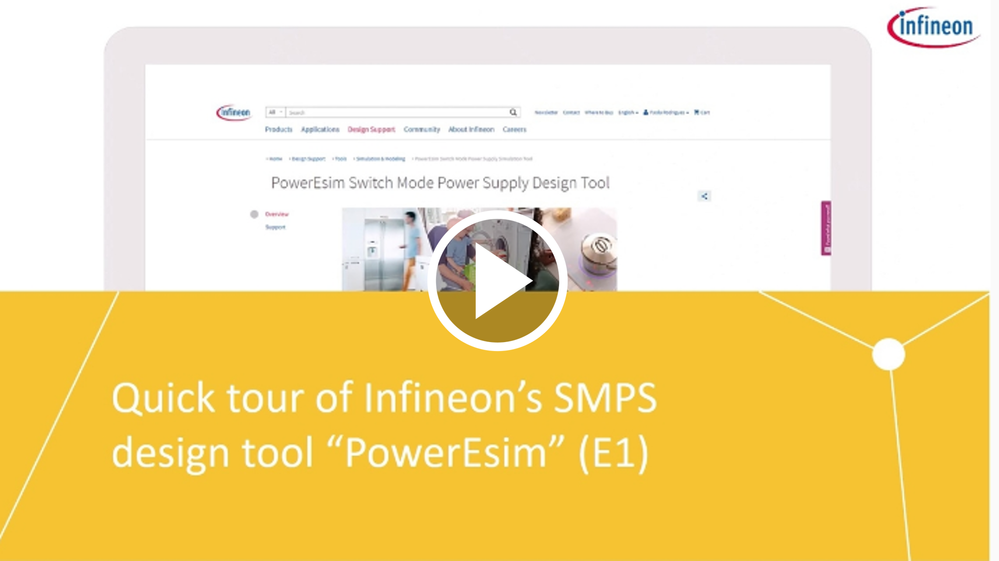 Quick tour of Infineon’s SMPS design tool “PowerEsim”