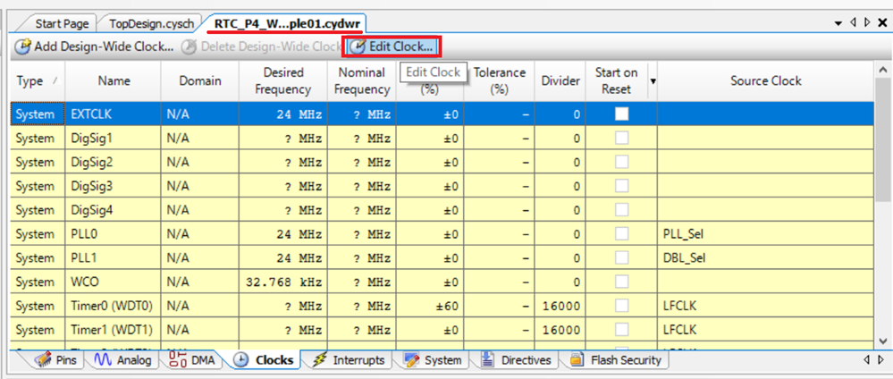 PSoC™ 4: Setting WCO as the clock source for WDT i... - Infineon Developer Community
