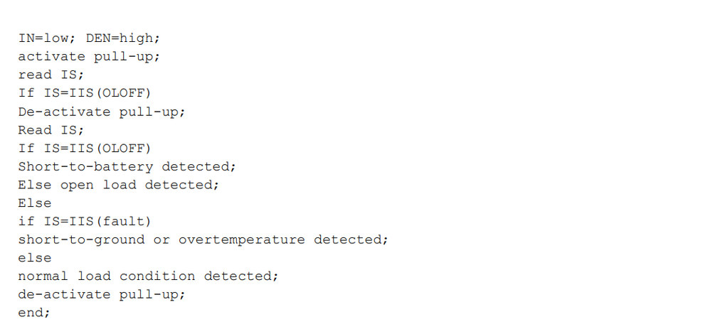 How an open-load condition can be detected by PROFET™ +2 12V devices