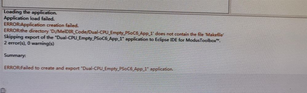 Solved: PSOC6双核MCU工程建立 - Infineon Developer Community