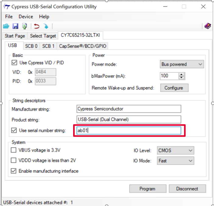 Fixing The Com Port Number Of A Usb Serial Device Infineon