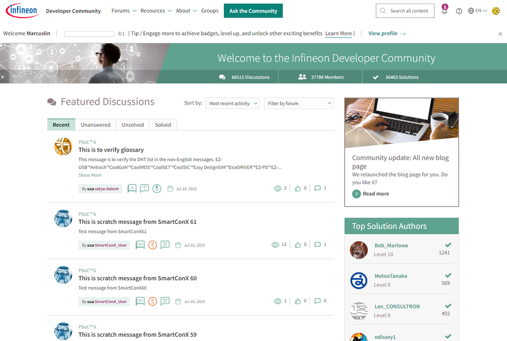 Get Started Steps To Register And Create A Commun Infineon