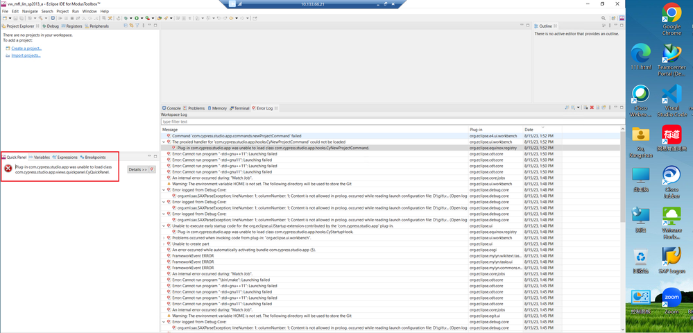 Modustoolbox 24용 Eclipse Ide 파일 선택 새 Modustoo Infineon