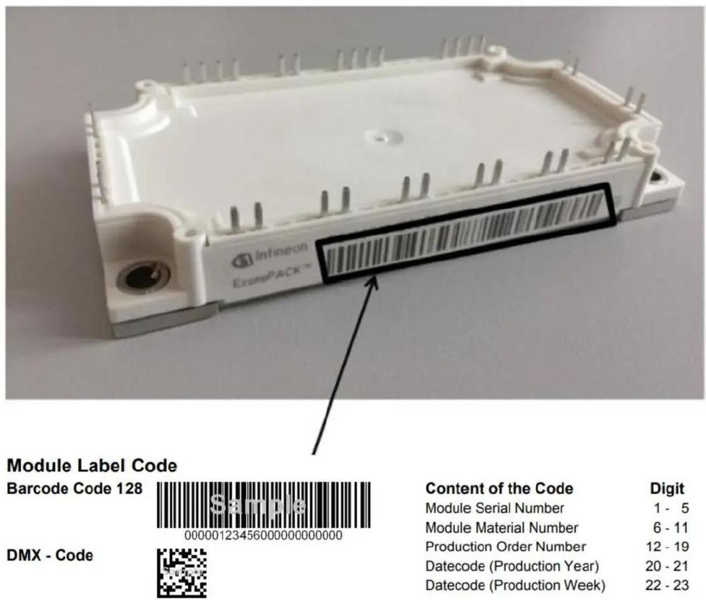 如何读取英飞凌模块和单管的包装标签和器件丝印|英飞凌开发者技术社区