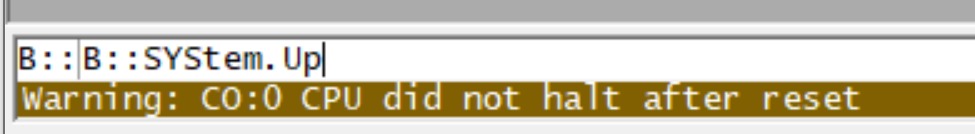 Solved: CPU did not halt after reset - Infineon Developer Community