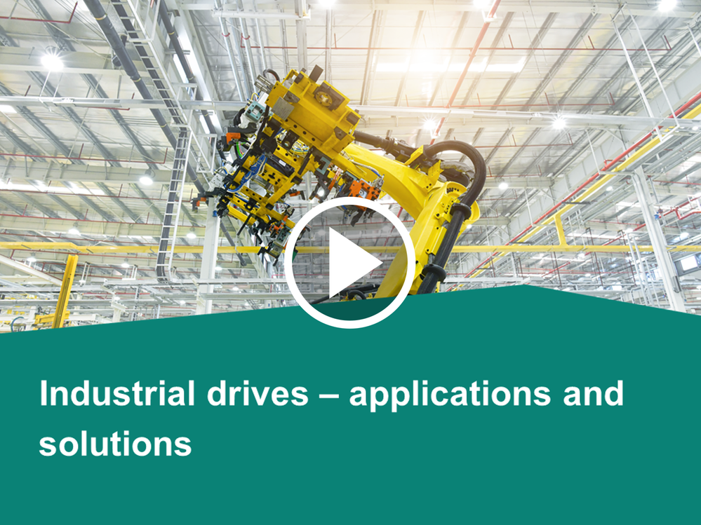Industrial drives – applications and solutions