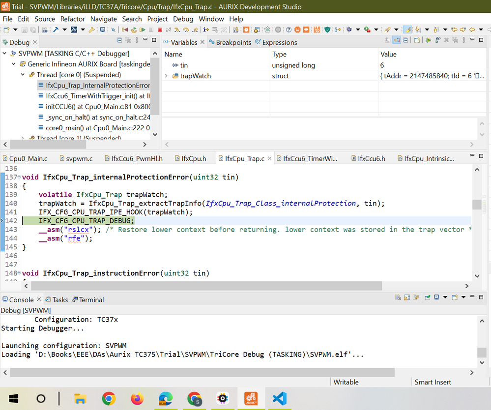 Solved Initccu6 Function Stampedes To Ifxcfgcputrap