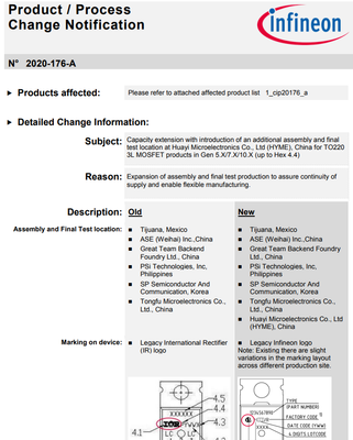 已解决: IR marking question - Infineon Developer Community