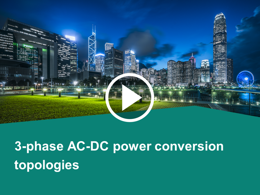 3-phase AC-DC power conversion topologies