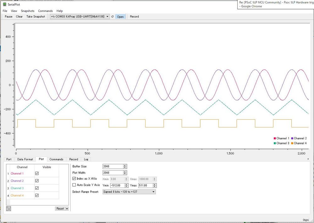 SerialPlot：UART 接口至实时数据图表（v.1.2） - Infineon Developer Community