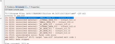 Solved: tasking compilation occurs"unresolved external: _S ...