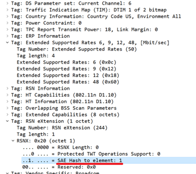 WPA3 SAE authentication methods and errors