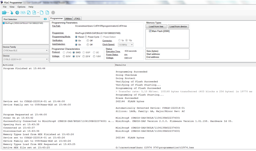 Solved: use custom app button on miniprog4 for programatio... - Infineon Developer Community