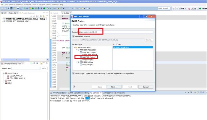图形化编程-英飞凌DAVE使用体验
