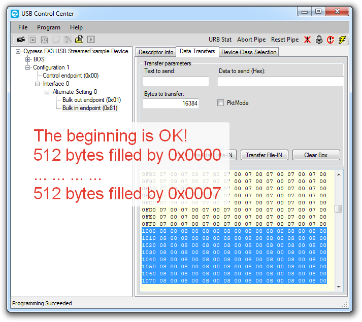 Solved: FX3 data lost during DMA transfer - Infineon Developer Community